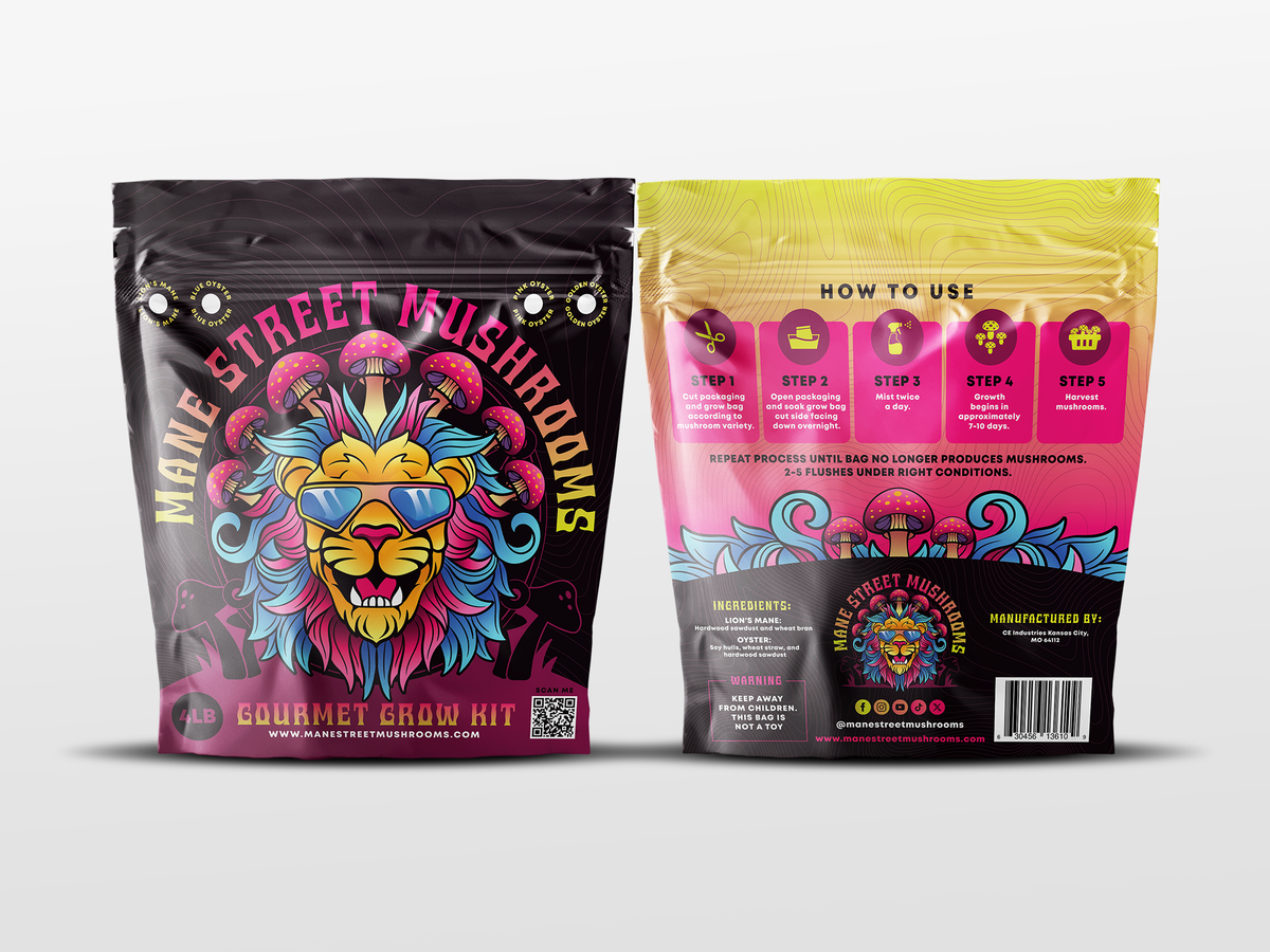 Mane Street Mushrooms Lions Mane Grow Kit | Mane Street Mushrooms